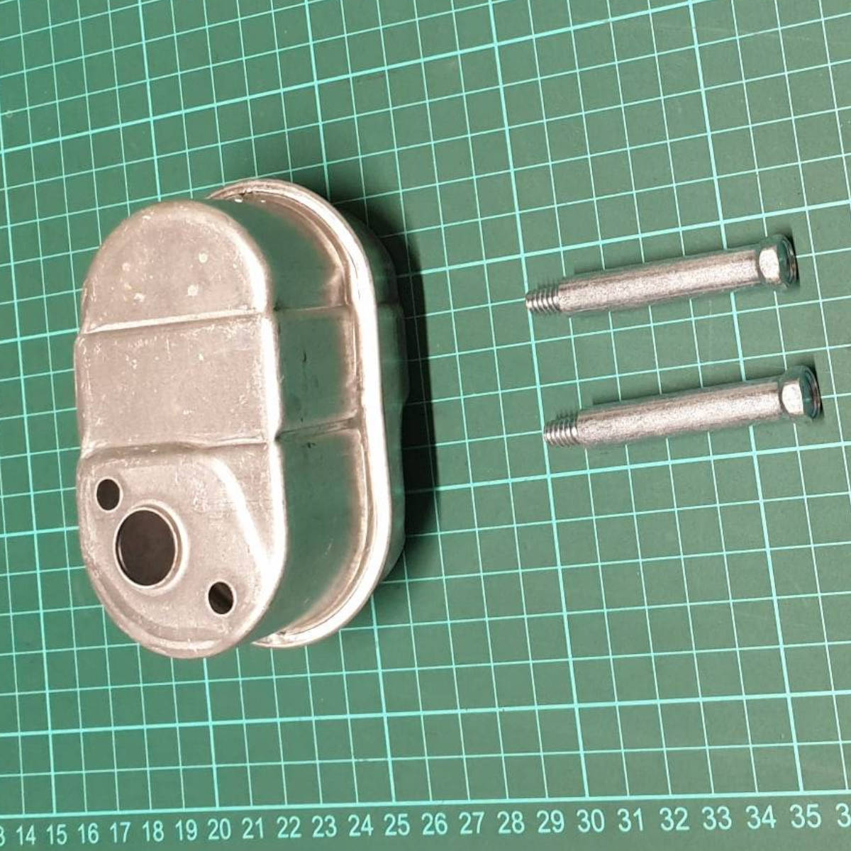 Tecumseh, Victa Engine Muffler 36491A [TEP36491A] - $31.20