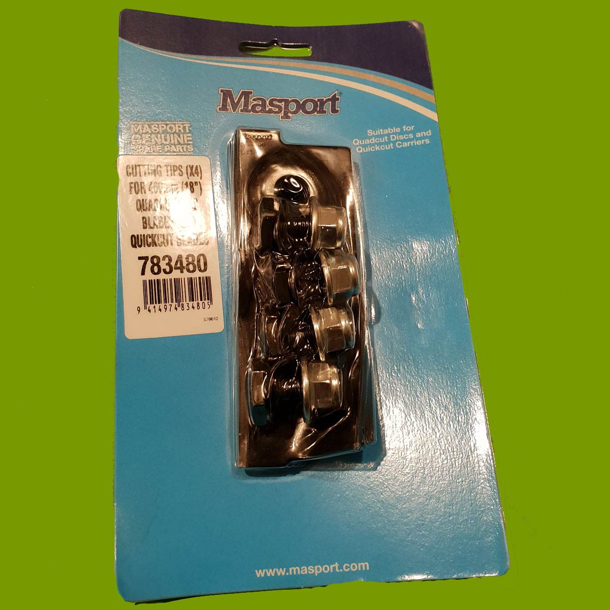 Masport Genuine Blade-Quick Cut, 460 (4 Pack) 783480 [MAS783480] - $43.06