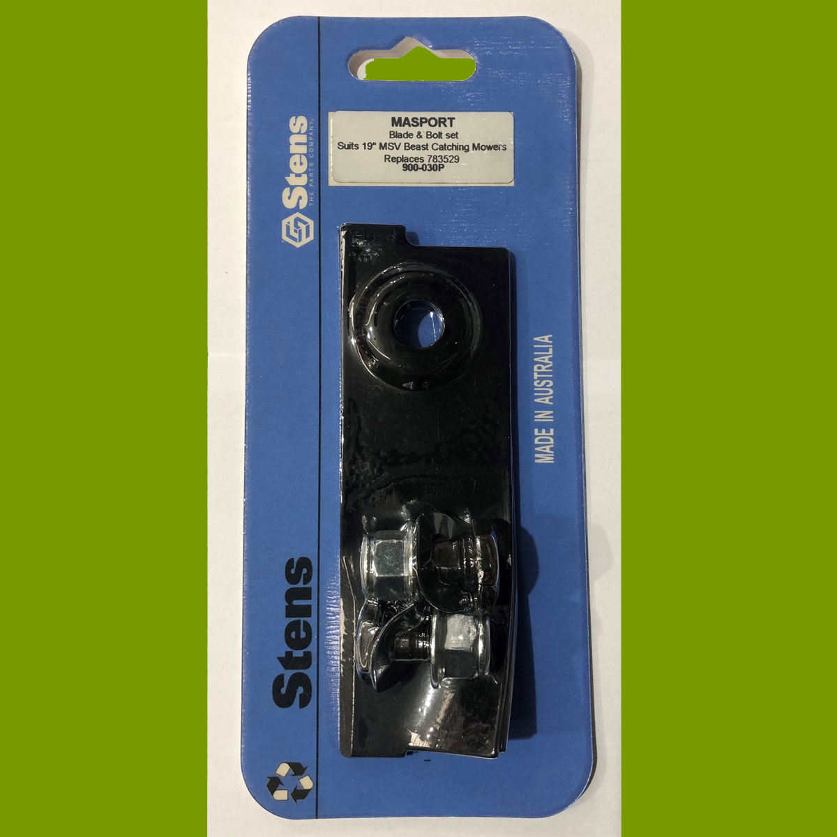 Masport Blade & Bolt Pack (Pair) 485mm 783310, 900-030P [STE900-030P ...