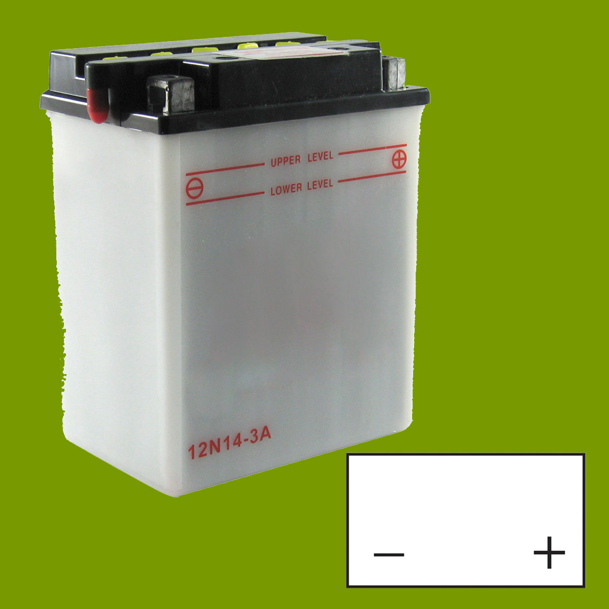 BATTERY 12N14-3A, BAT6213 [DUNBAT6213] - $126.50