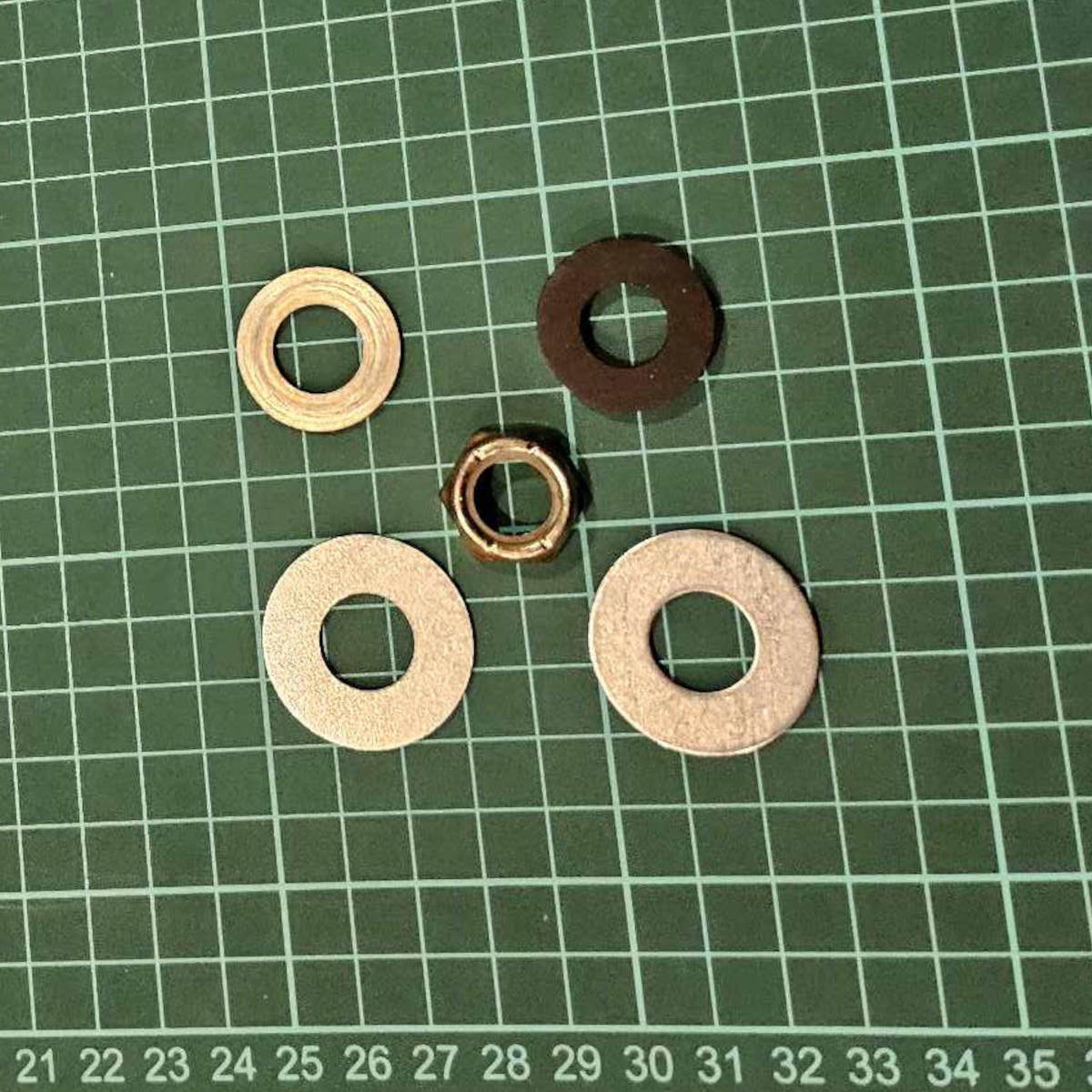 Bosclip Genuine Edger Blade Washer & Nut Kit 103 [BOS103] - $0.00