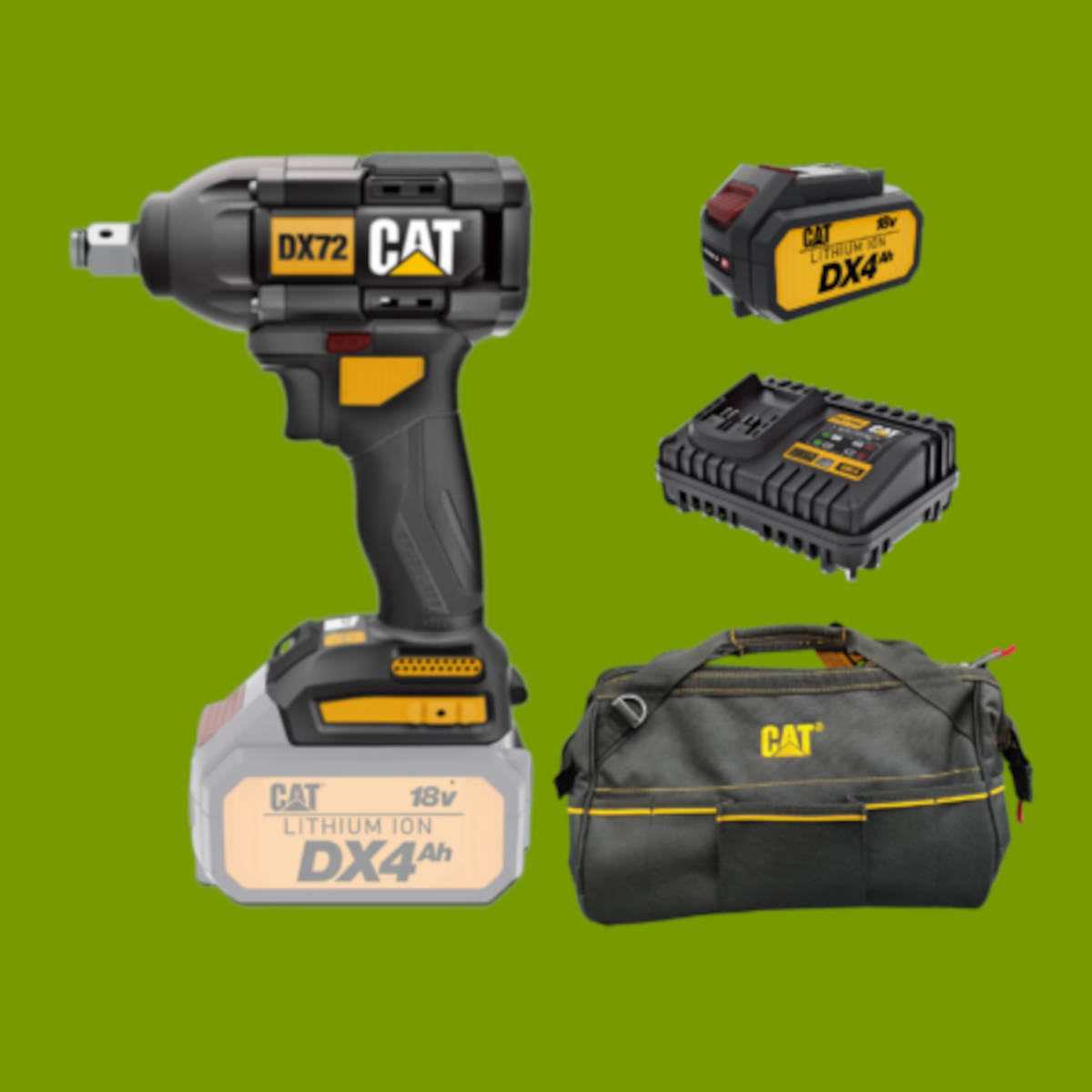 CAT Impact Wrench Combo DX721B4R [CRODX721B4R] - $535.43