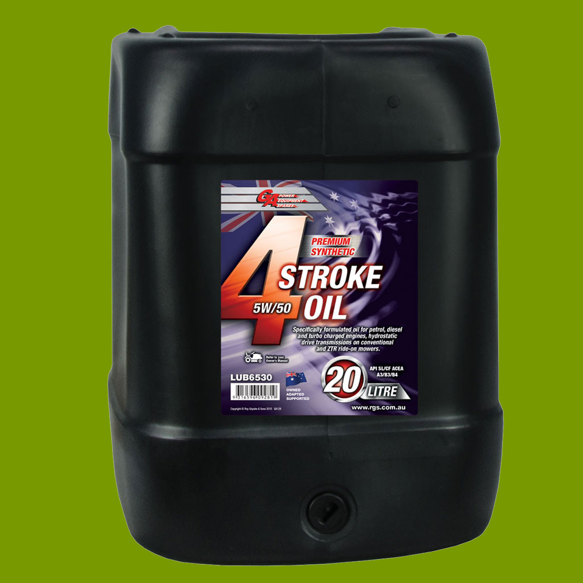20 Litre Drum SAE 5W/50 Synthetic Oil (SL/CF Oil Classification ...