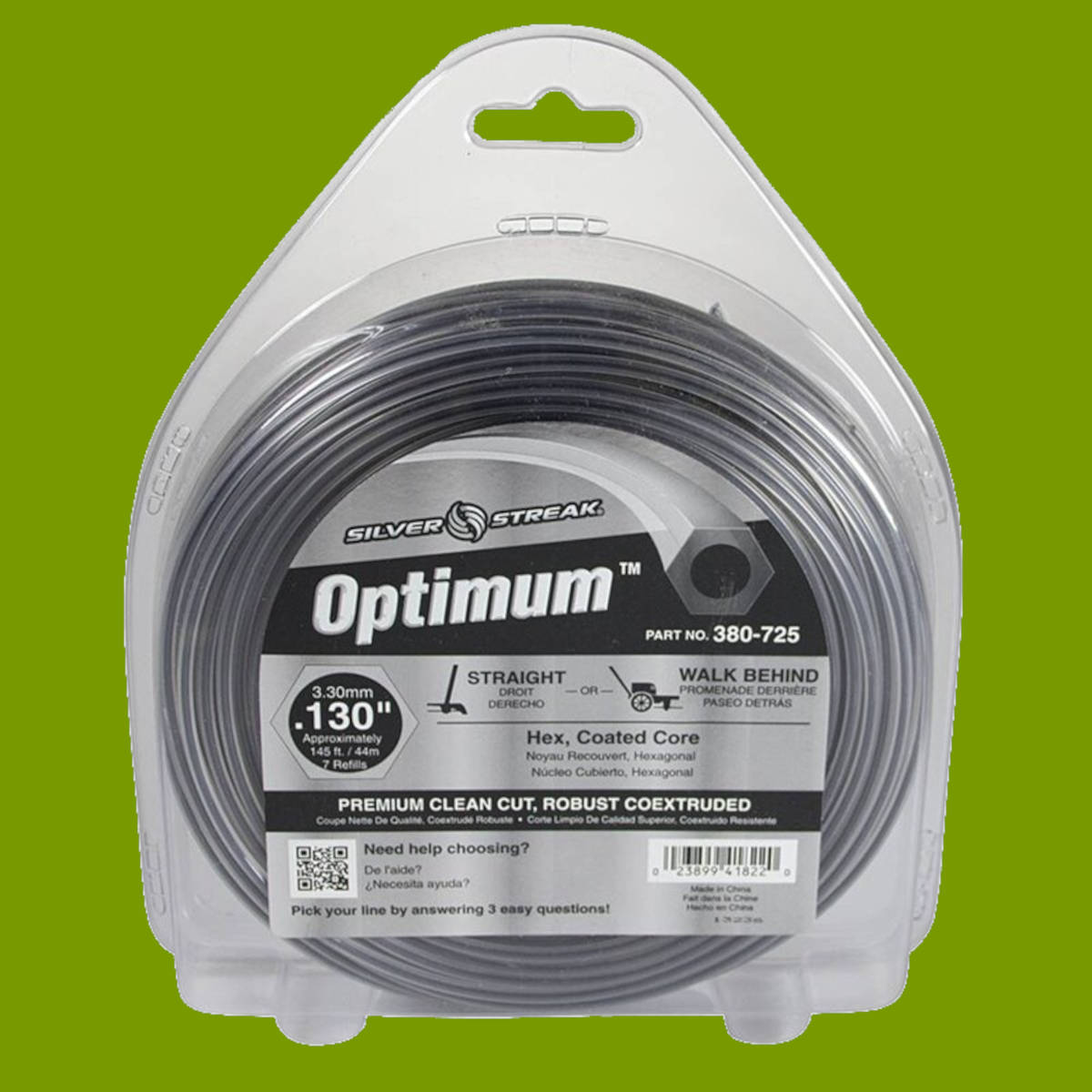 Silver Streak Optimum Trimmer Line .130 x 1 lb. Donut 380-725 [STE380 ...