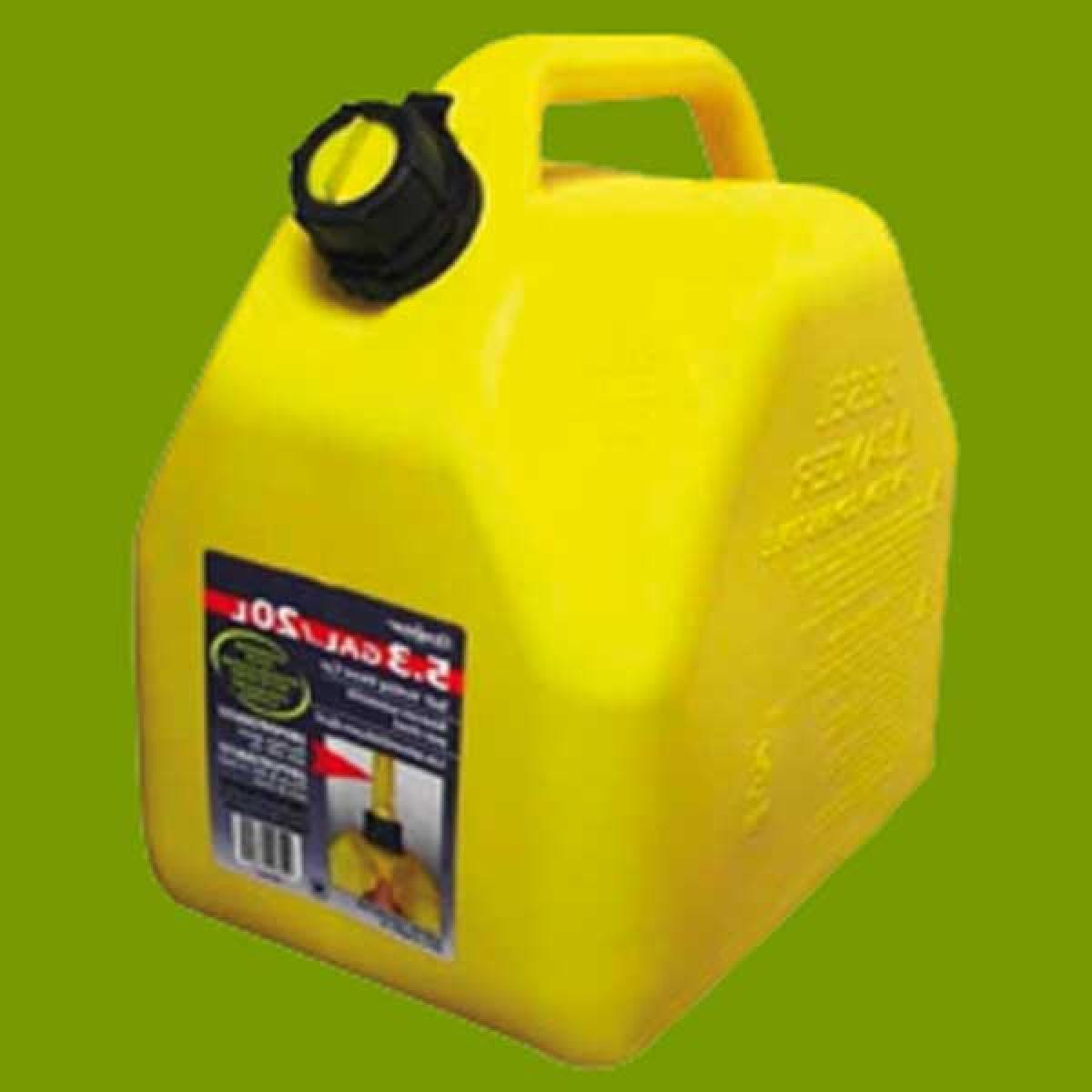 Sceptor 20 Litre Diesel Yellow Squat Fuel Container D20, 08837, FUE7868 ...